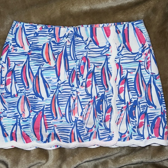 Lilly Pulitzer | Shorts | Lilly Pulitzer Michelina Skort Red Right ...